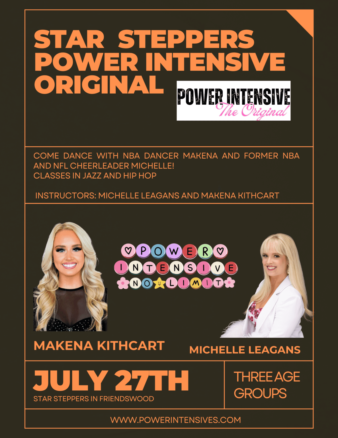 Intensives & Classes - Michelle Leagans Power Intensives